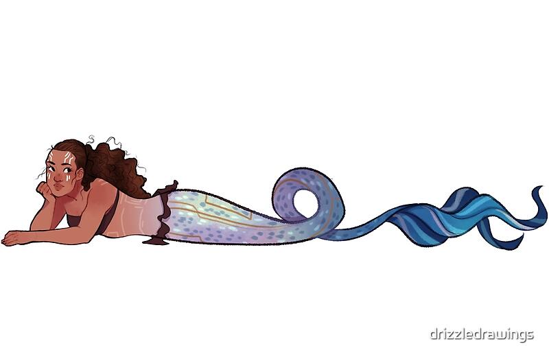 "Valkyrie/Brunnhilde - mermaids" by drizzledrawings | Redbubble