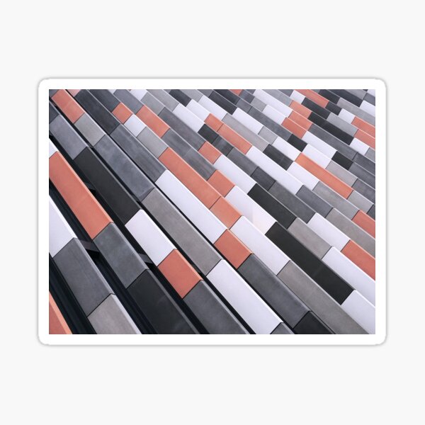 "Repeating Tiles" Sticker by perkinsdesigns | Redbubble