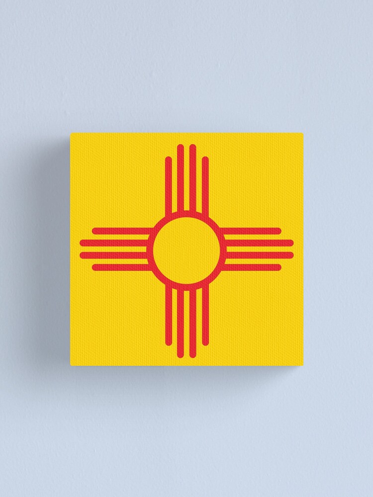 "Zia Symbol - Red Sun" Canvas Print for Sale by madmattman | Redbubble