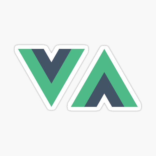 "Vue.js Logo - x2" Sticker for Sale by hellkni9ht | Redbubble