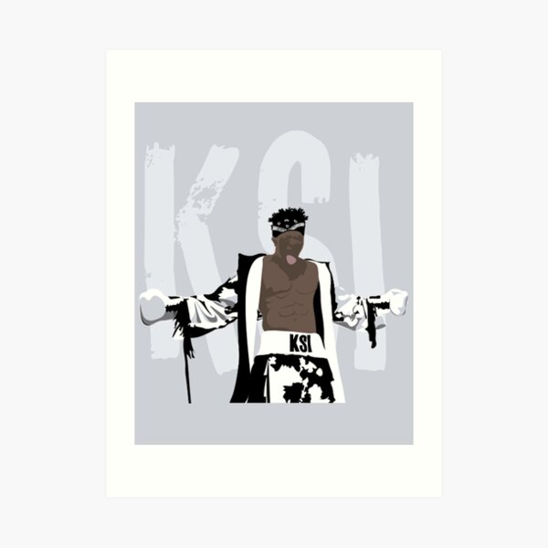 "KSI Light Grey Vector" Art Print by SJTeesDesigns | Redbubble