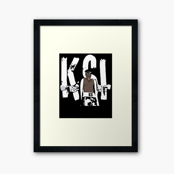 "KSI Black and White Vector" Framed Art Print for Sale by SJTeesDesigns ...