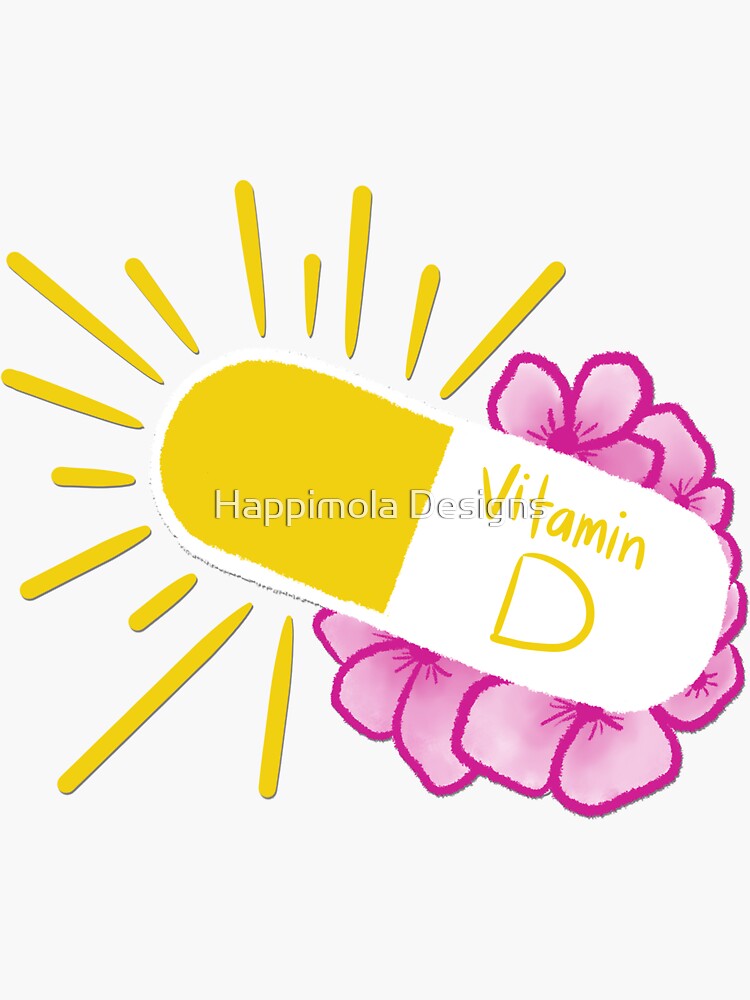"Vitamin D" Sticker by TamaraArauz | Redbubble