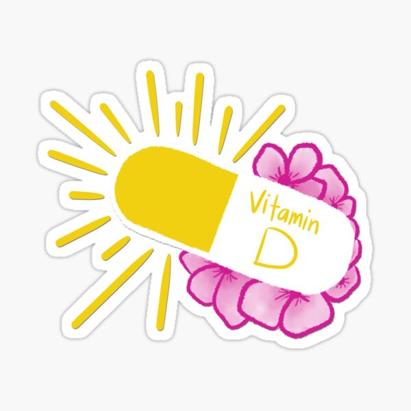 "Vitamin D" Sticker for Sale by TamaraArauz | Redbubble