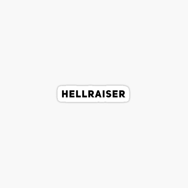 "Hellraiser " Sticker by ORWOMEN | Redbubble