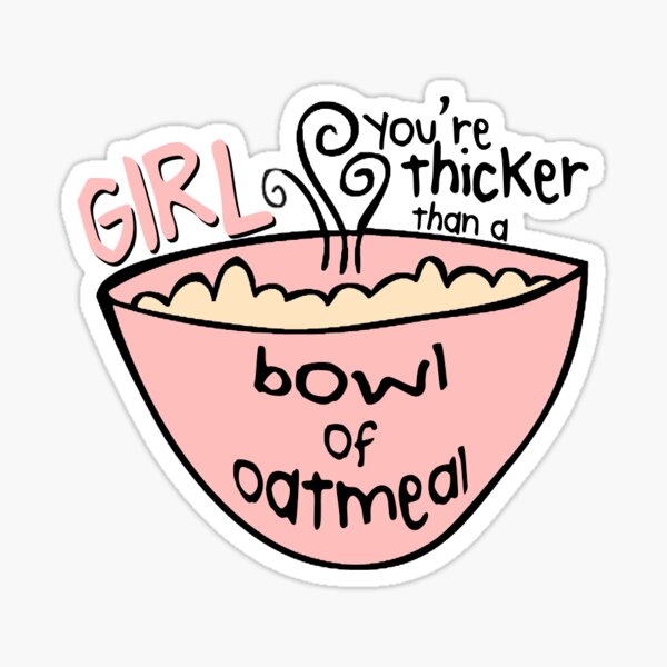 Oatmeal Stickers | Redbubble