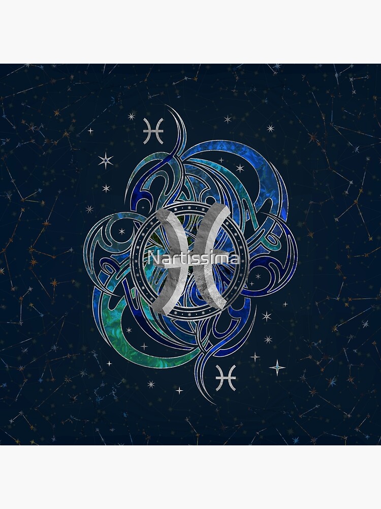 "Pisces Zodiac Sign Water element" Poster by Nartissima | Redbubble