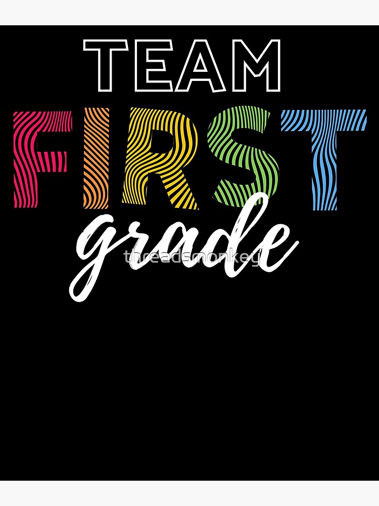 "Team First Grade First Grade 1st Grade Teacher Appreciation Gift Cute ...