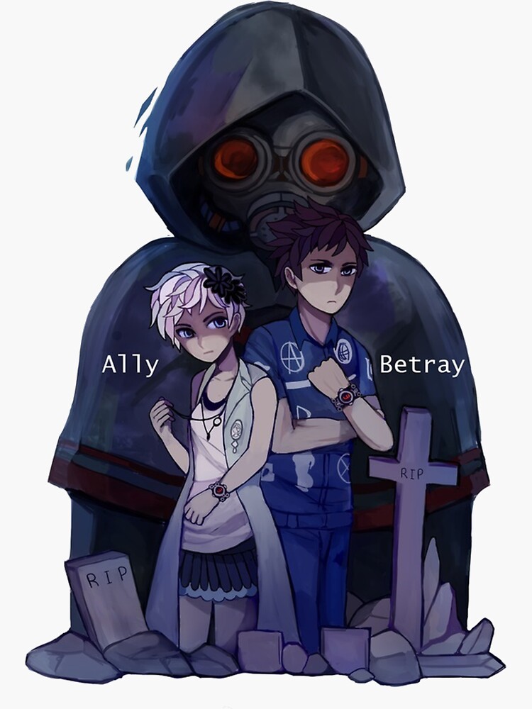 "zero escape" Sticker by AlexMunegu | Redbubble