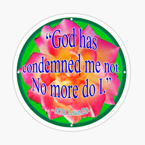 "ACIM~Lesson 228" Sticker for Sale by ACIM-LOVE | Redbubble