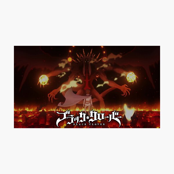 "Black Clover - Magic Emperor" Photographic Print by Puigx | Redbubble