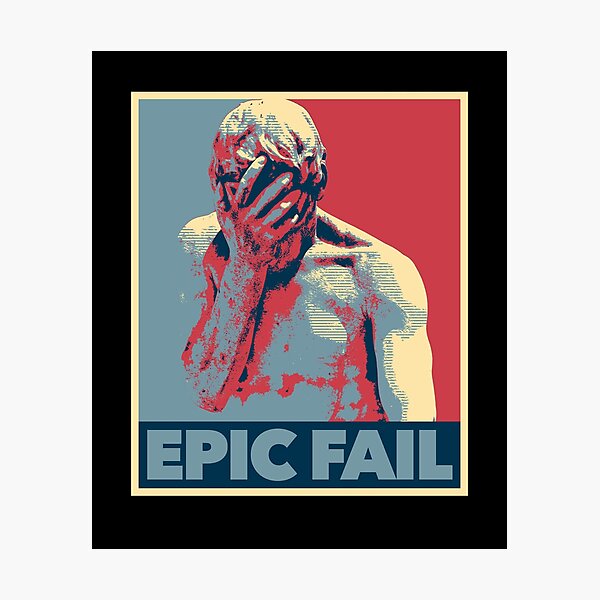 Lámina fotográfica «Epic Fail, estatua de Facepalm» de gorillamerch ...