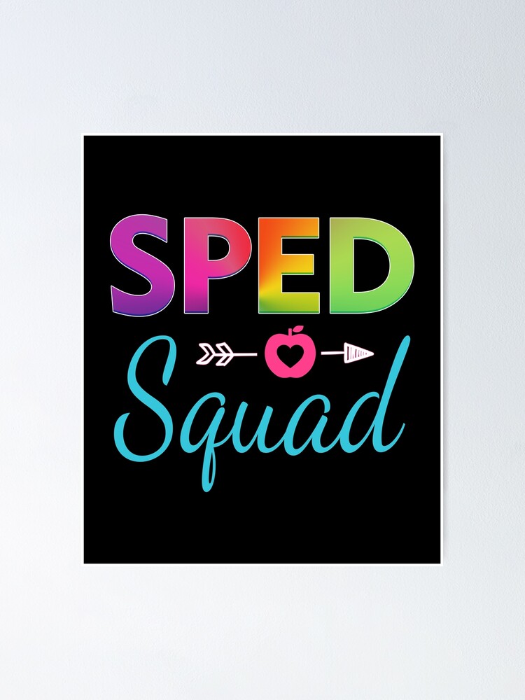 Póster «SPED Squad Special Ed Squad Maestra de regreso a la escuela» de ...