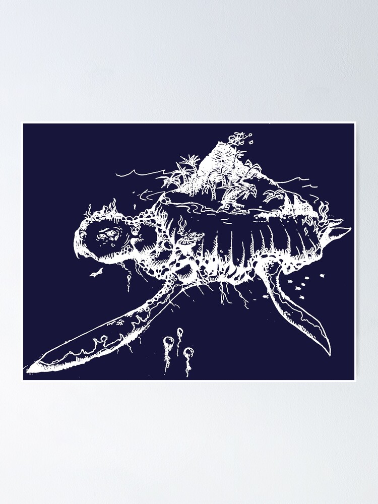 "turtle island " Poster by aidenb79 | Redbubble