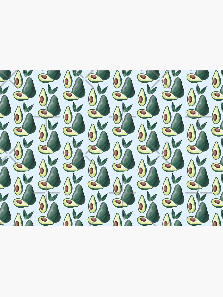 "watercolor avocados" Sticker by gossiprag | Redbubble