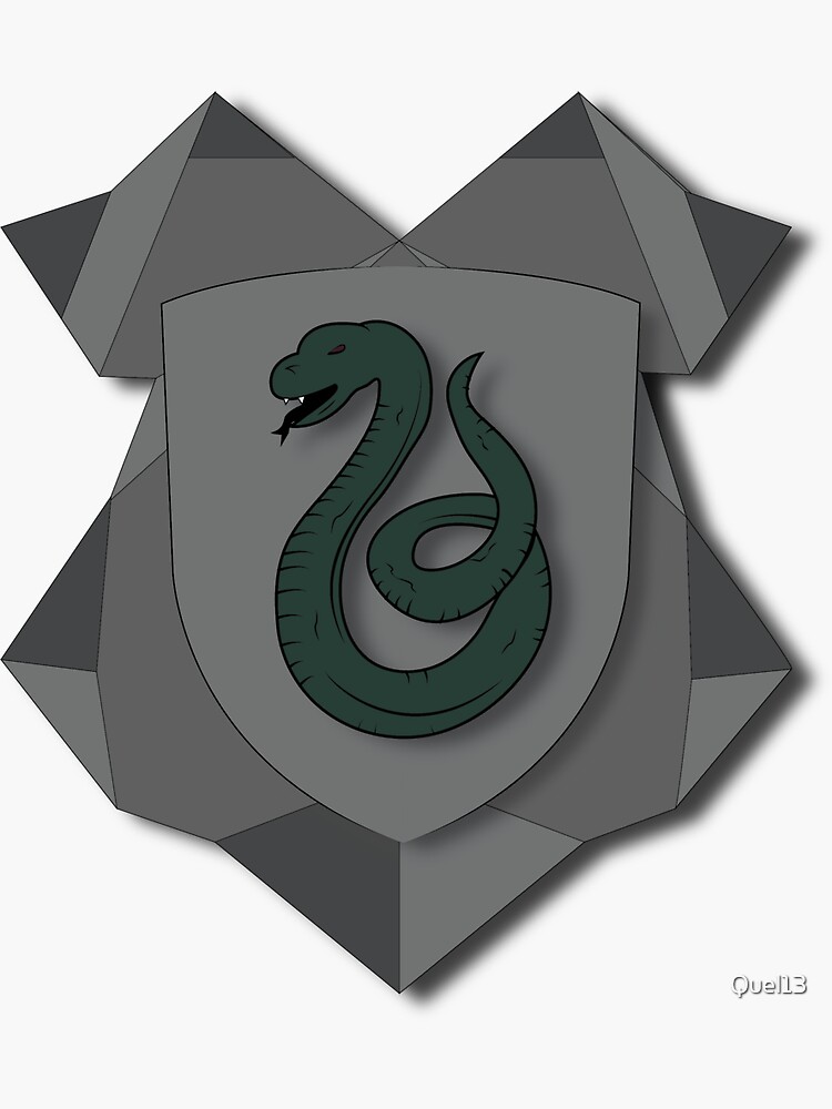 "Snake Crest " Sticker for Sale by Quel13 | Redbubble