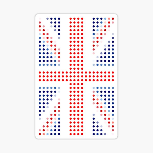 "UK Flag" Sticker for Sale by Caldofran | Redbubble
