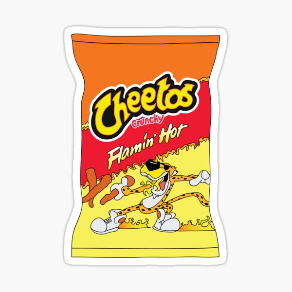 Hot Cheetos Stickers | Redbubble
