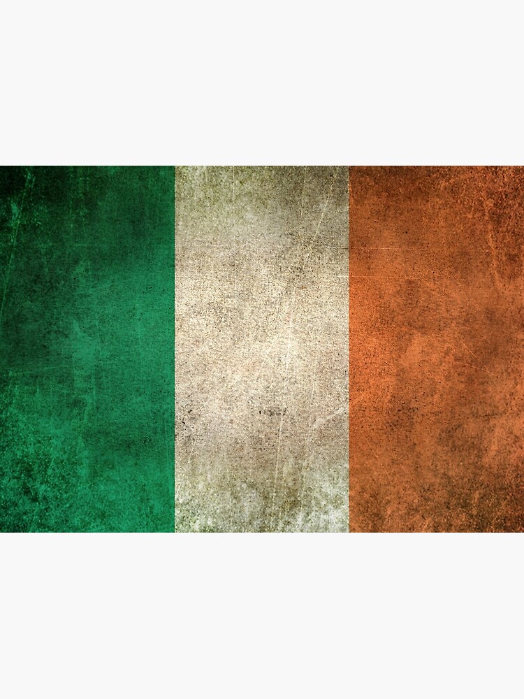 "Old and Worn Distressed Vintage Flag of Ireland" Art Print by ...
