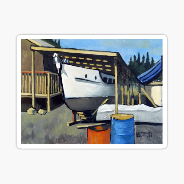 "Dry Dock" Sticker by holewinski | Redbubble