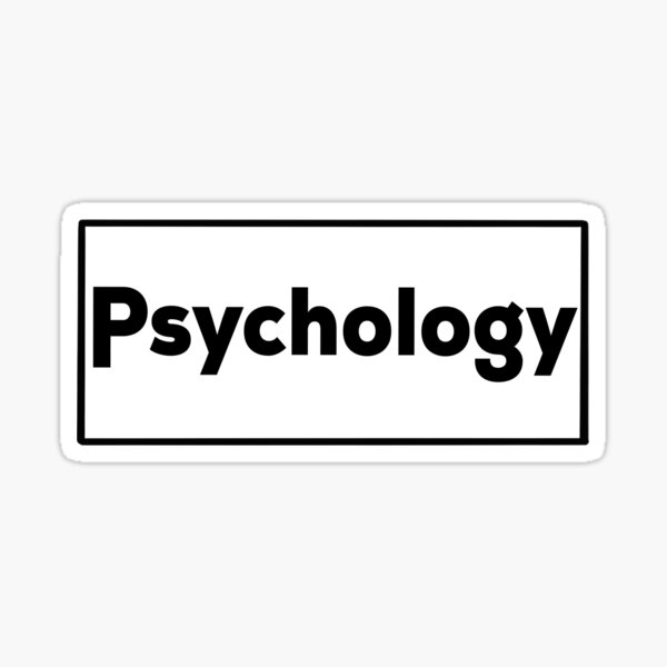 "Psychology - Folder/Binder Sticker " Sticker for Sale by RT-Lettering ...