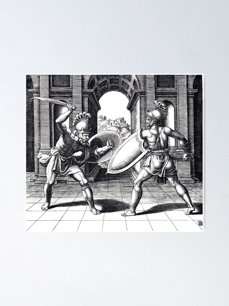 "Gladiators, Ancient Rome" Poster by ScienceSource | Redbubble