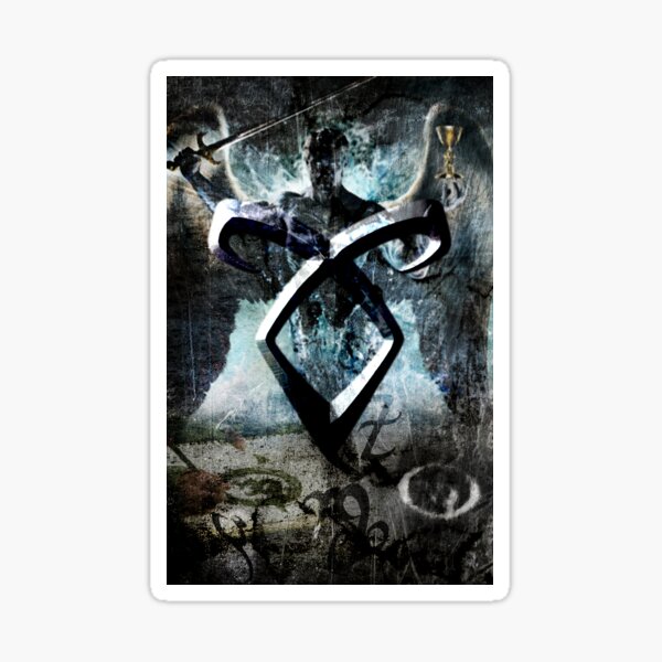 "Shadowhunters Raziel" Sticker for Sale by Malecisbae | Redbubble