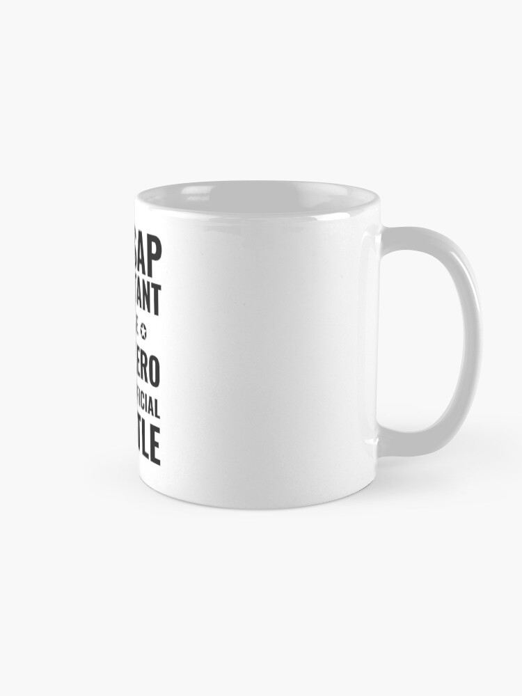 "Funny SAP Consultant Superhero Job Title" Coffee Mug for Sale by jp ...
