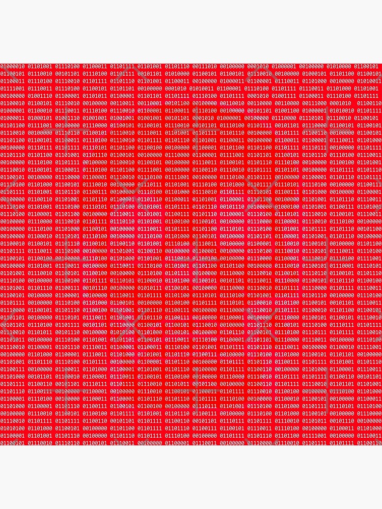 "Binary Red Skull Hacker" Art Print for Sale by sublimepw | Redbubble
