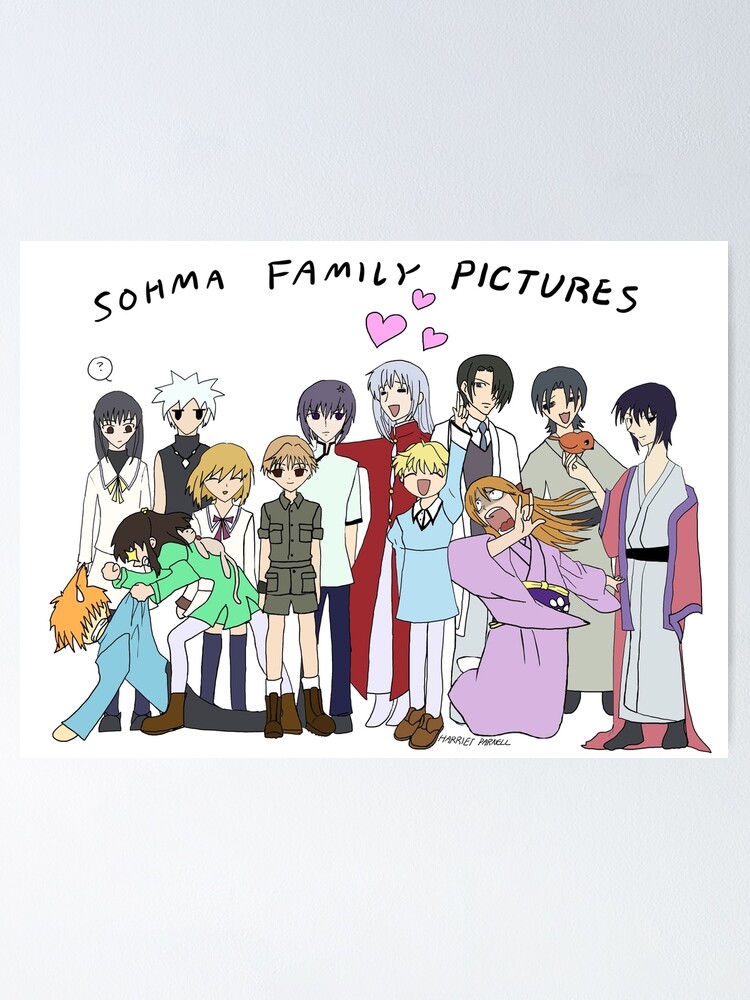 "Sohma Family Pictures" Poster by luciddreame | Redbubble