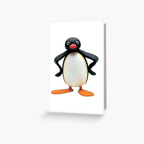 Pingu Greeting Cards | Redbubble