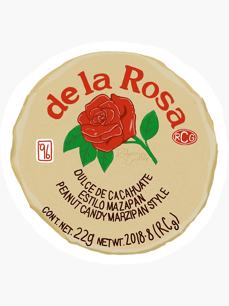 "Mazapan Dulce (Mexican Candy) Art" Sticker for Sale by rebeccacarrillo ...