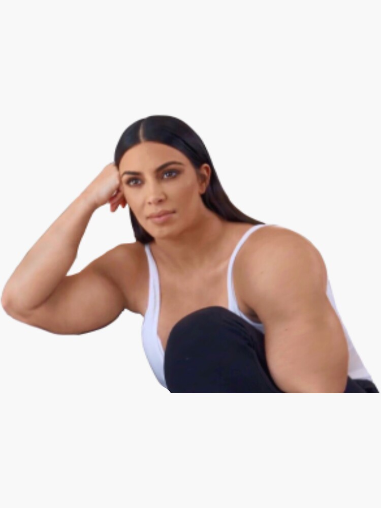 "Buff Kim K" Sticker for Sale by TheMattInTheHat | Redbubble