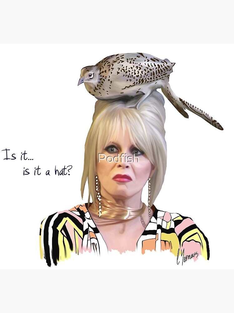 "Patsy Stone - Is it a hat?" Art Print for Sale by Podfish | Redbubble