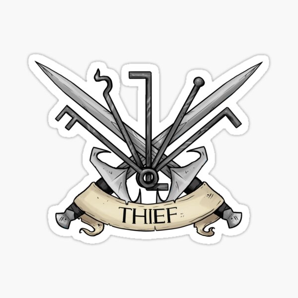 "Rogue - Thief" Sticker by sheppard56 | Redbubble