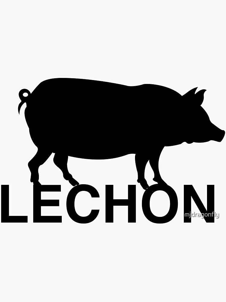 "Lechon - Awesome Filipino Design Food " Sticker for Sale by ...