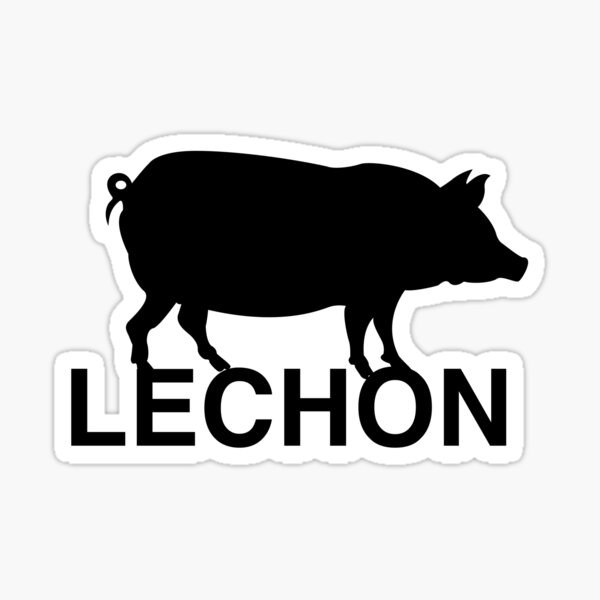 "Lechon - Awesome Filipino Design Food " Sticker for Sale by ...