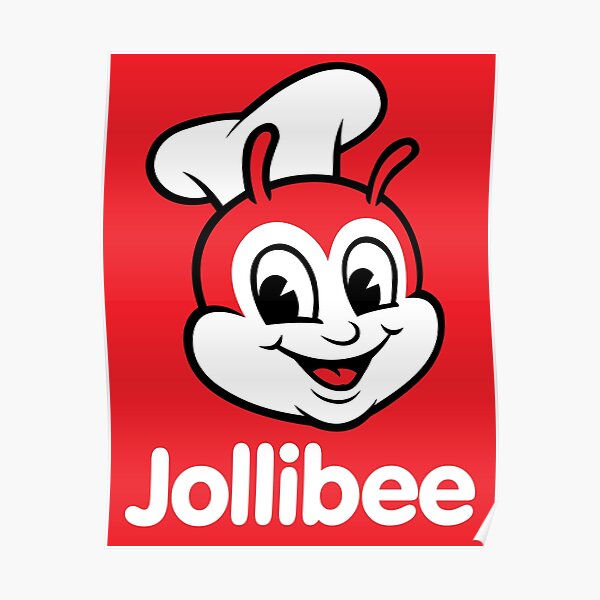 "Jollibee" Poster for Sale by mjdragonfly | Redbubble