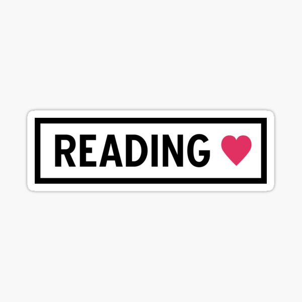 "Reading" Sticker for Sale by homelove | Redbubble