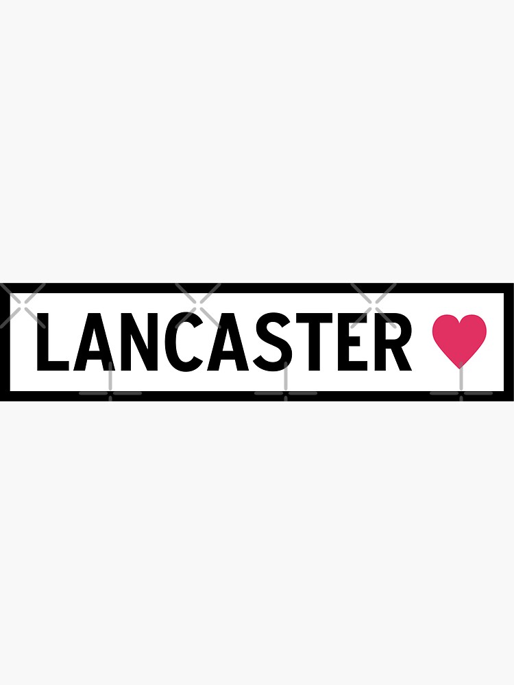 "Lancaster" Sticker for Sale by homelove | Redbubble