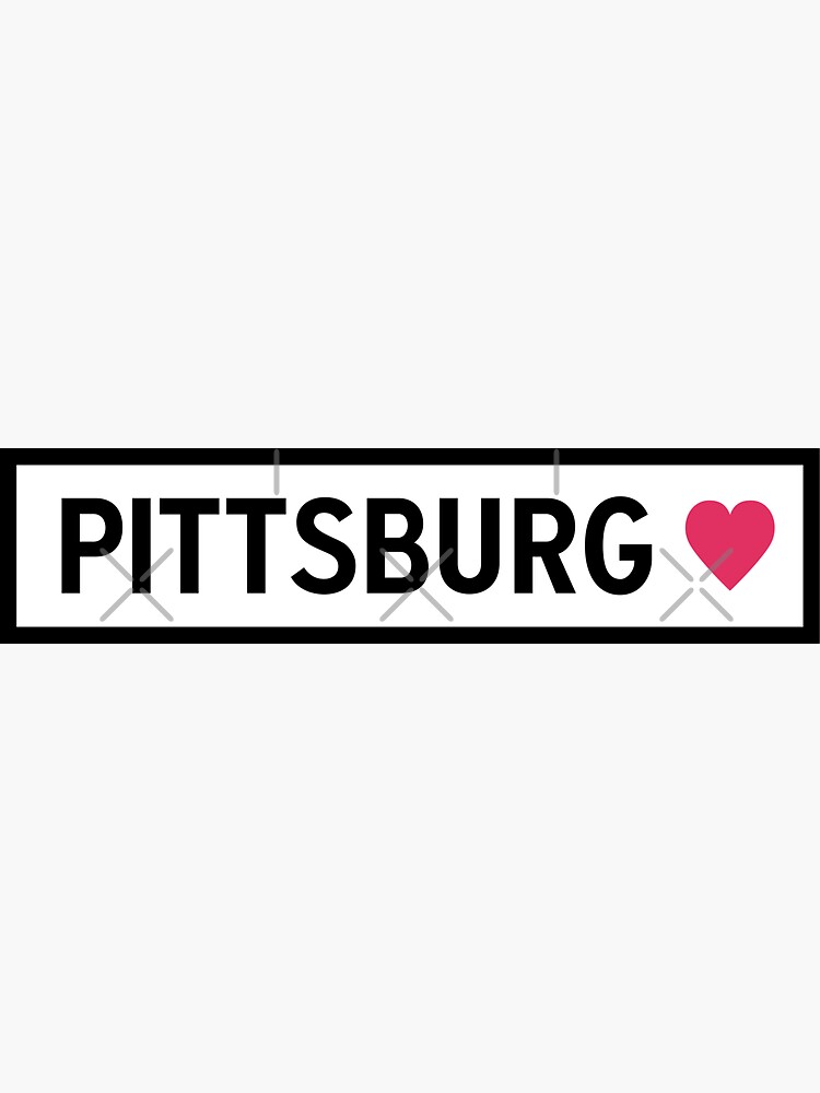 "Pittsburg" Sticker for Sale by homelove | Redbubble