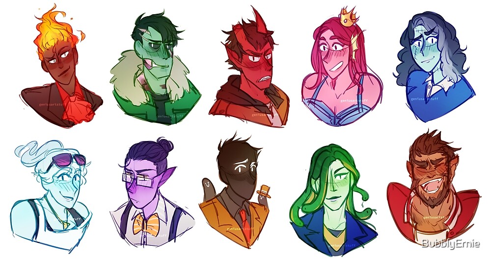 "Monster Prom Icons" by BubblyErnie | Redbubble