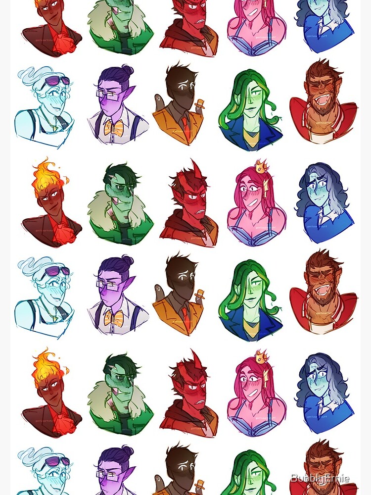 "Monster Prom Icons" Spiral Notebook for Sale by BubblyErnie | Redbubble