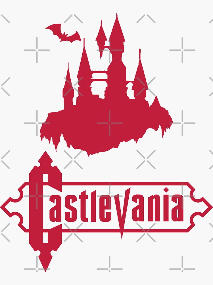 "CASTLEVANIA" Sticker for Sale by STVs | Redbubble