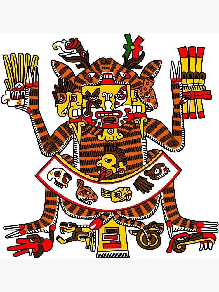 "Xochipilli" Art Print for Sale by Gwendal | Redbubble