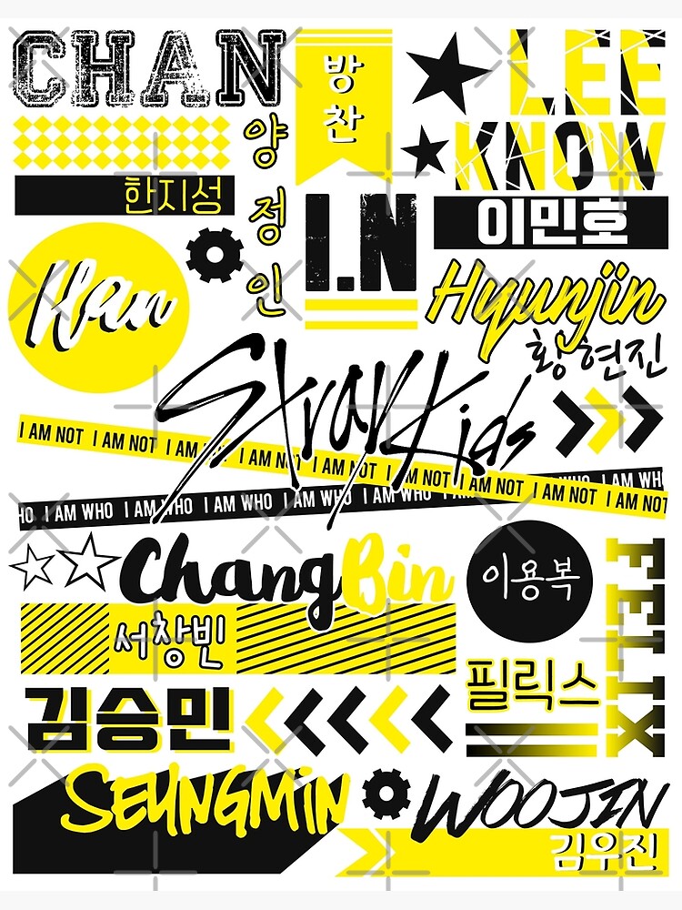 "Stray Kids Collage" Poster by lovely-day | Redbubble