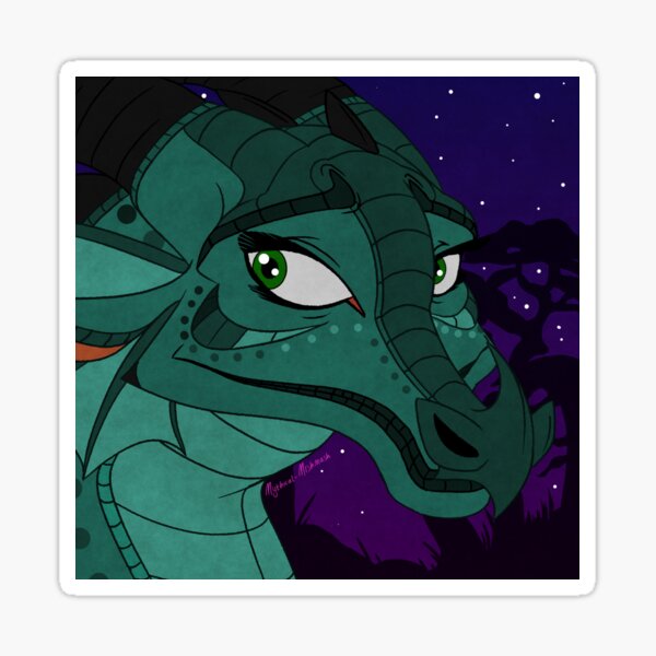 "Wings of Fire Icon: Glory" Sticker for Sale by TheEerieEquine | Redbubble