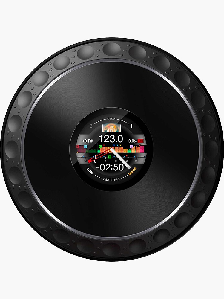 "DDJ-1000 Jog wheel / phone case & sticker!" Sticker for Sale by TQS7 ...