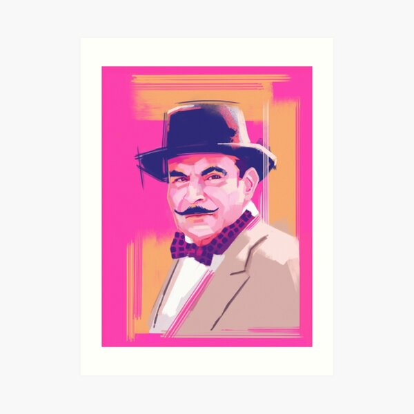 "Hercule Poirot" Art Print for Sale by rebecca-sampson | Redbubble