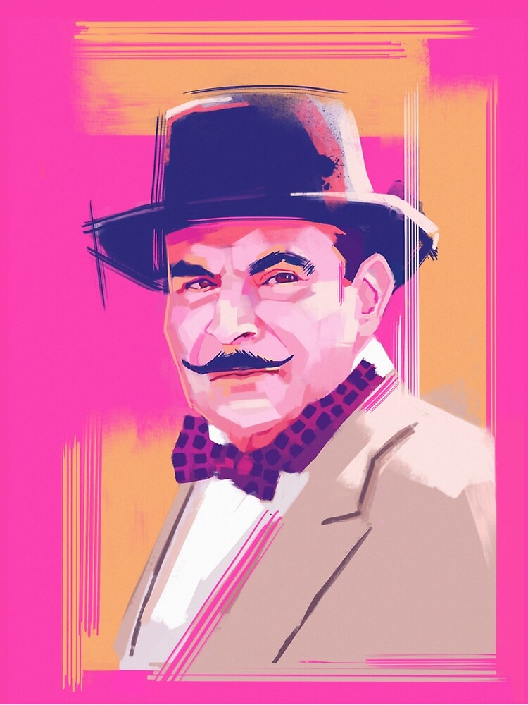 "Hercule Poirot" Art Print for Sale by rebecca-sampson | Redbubble